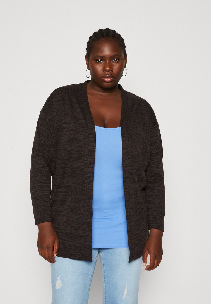 Vero Moda Curve VMCKATIE - Kardigan/czarny - Zalando.pl