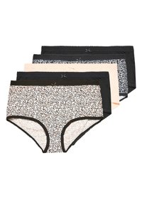 Yours Clothing 5 PACK MINI HEART - Trusser - black/sort - Zalando.dk