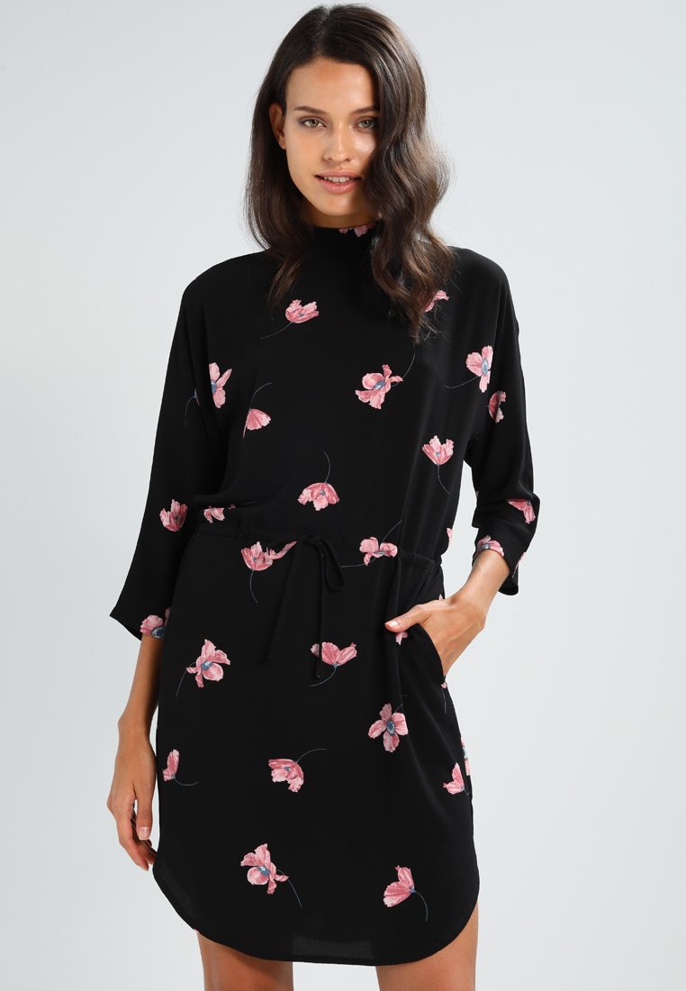 mbyM MASH - Robe de jour - messina/noir - ZALANDO.FR