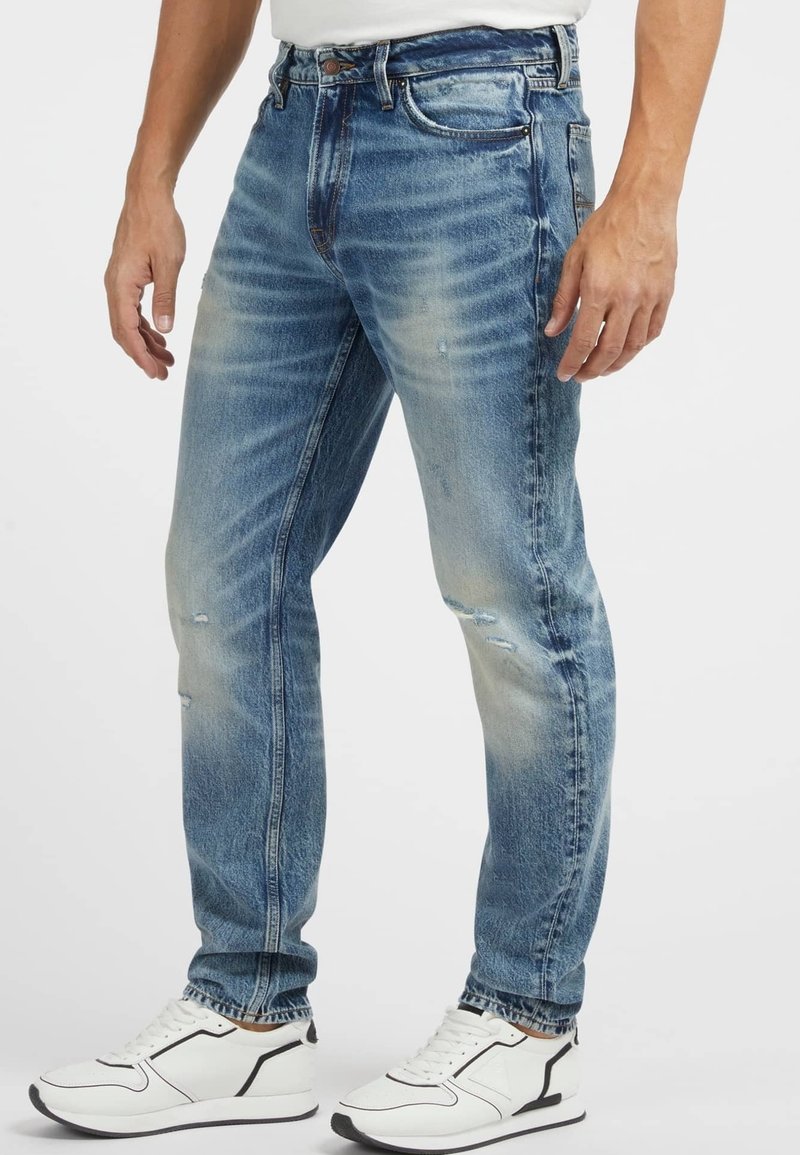 Guess Regular Jeans Straight Leg Himmelblau Hellblau Zalando At