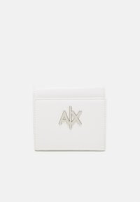 Armani Exchange WOMAN MINI WALLET - Peněženka - off-white/špinavě bílá ...