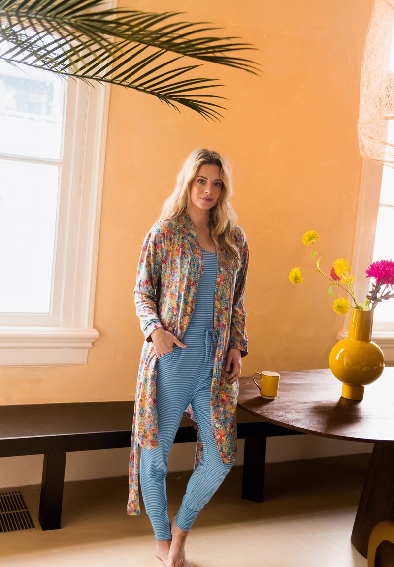 Pip Studio Dressing gown - blue/multi-coloured - Zalando.de