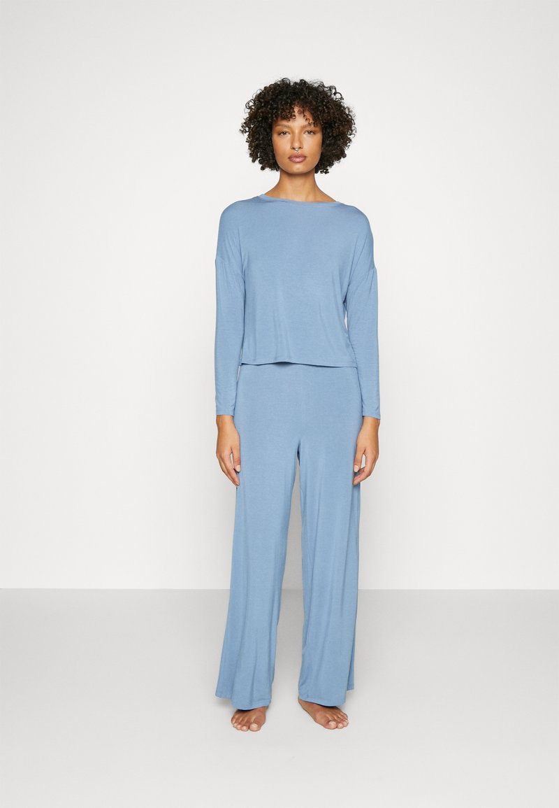 Anna Field WIDE LEG - Pyjama - blue/bleu - ZALANDO.FR