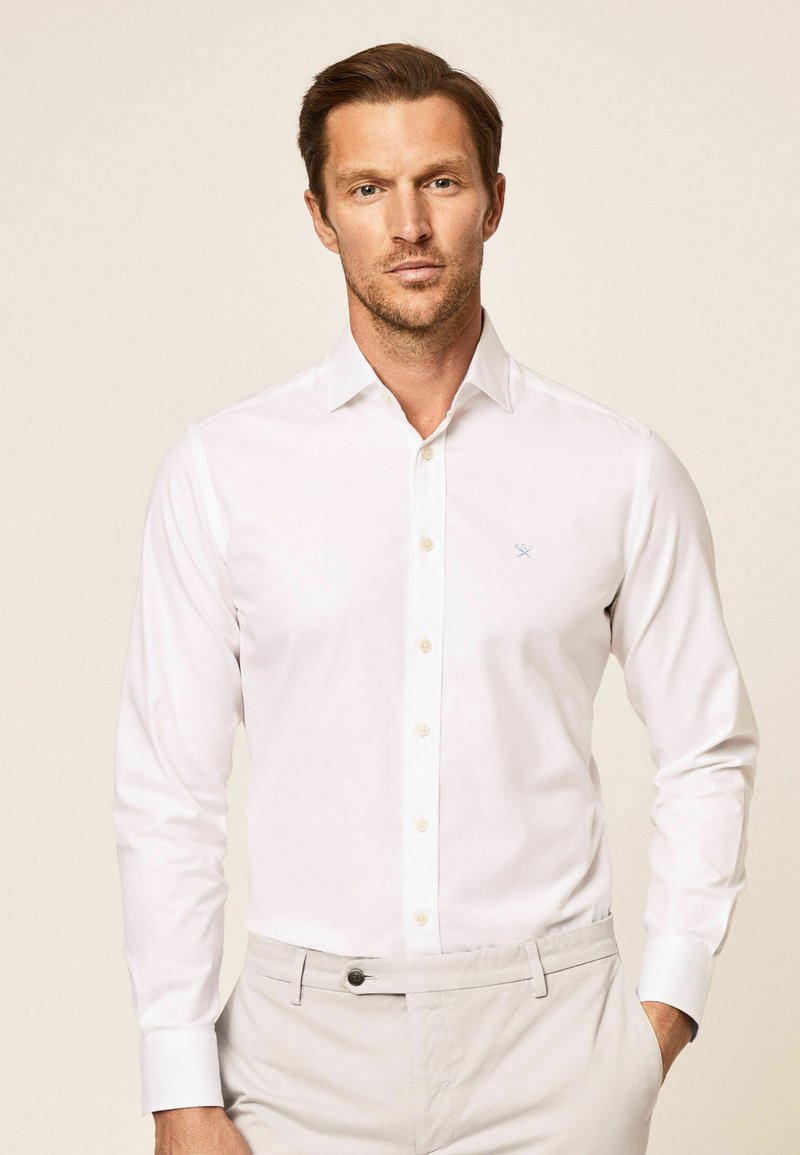 Hackett London ESSENTIAL TEXTURE - Hemd - white/weiß - Zalando.at