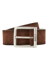 BOSS RUDY - Belt business - dark brown one/dark brown - Zalando.co.uk