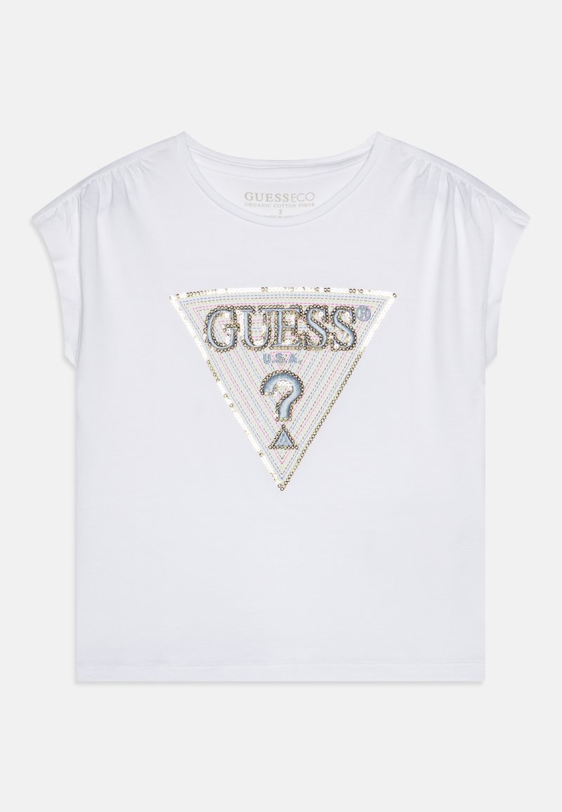 Guess BATWING - Print T-shirt - pure white/white - Zalando