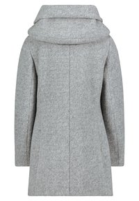 Amber & June MIT KAPUZE - Kurzmantel - middle grey melange/grau ...