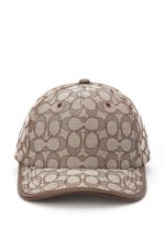 Coach SIGNATURE C JACQUARD BASEBALL HAT - Cap - oak/braun - Zalando.ch