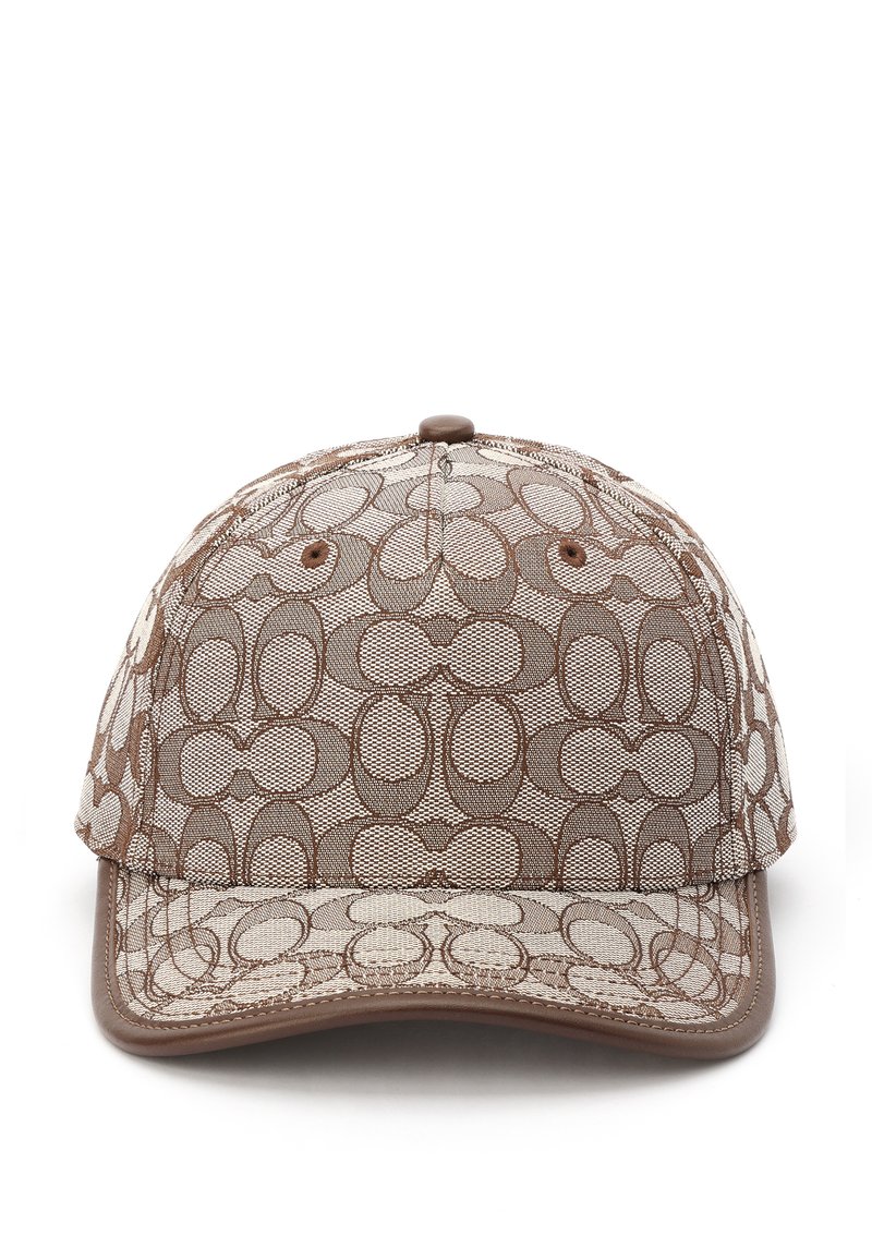 Coach SIGNATURE C JACQUARD BASEBALL HAT - Caps - oak/brun - Zalando.dk