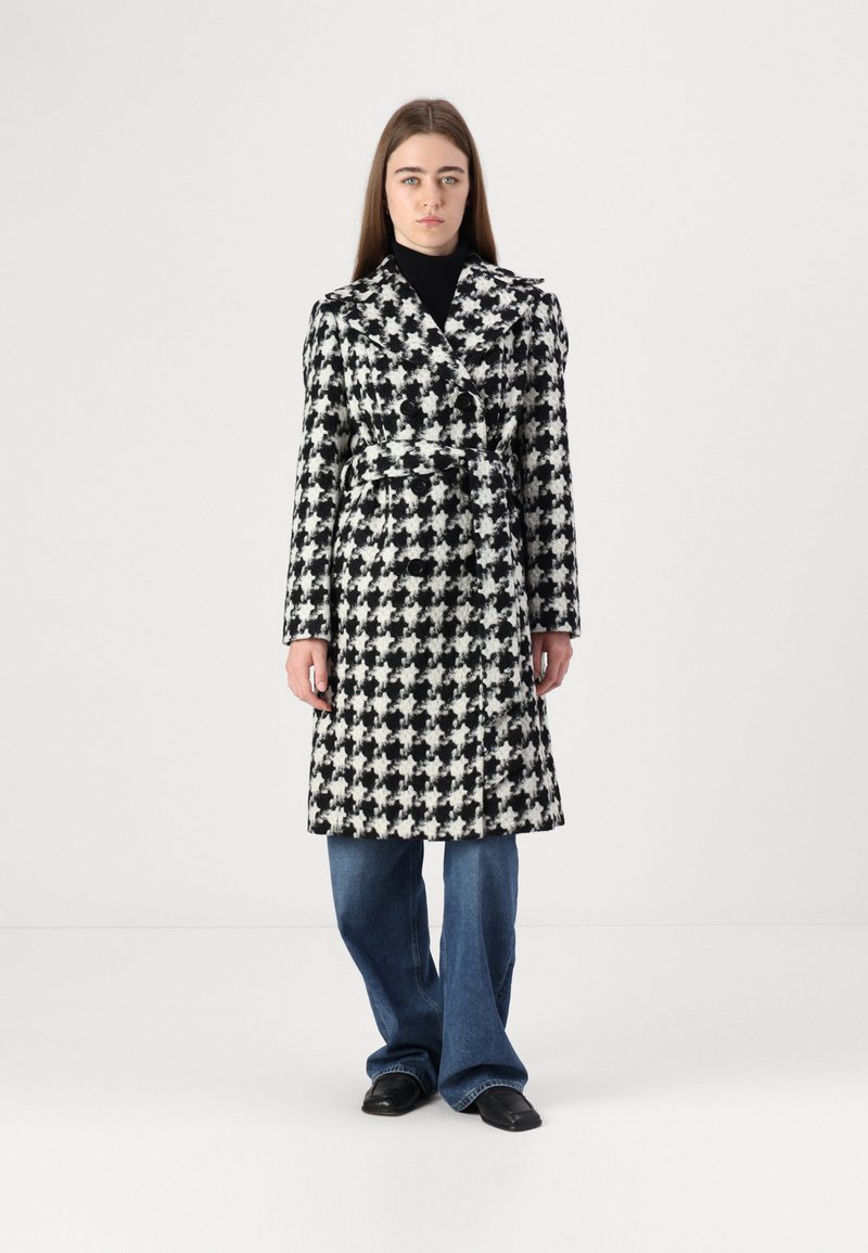 kate spade new york COAT - Abrigo clásico - black/cream/negro - Zalando.es