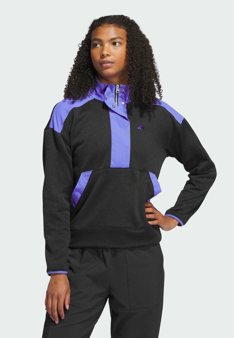 adidas Performance GO-TO QUARTER ZIP - Jumper - black - Zalando.ie