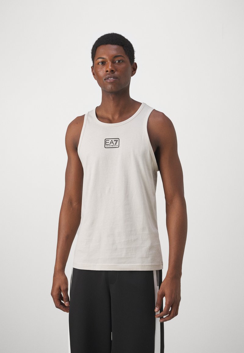 EA7 Emporio Armani TANK - Top - grigio perla/beige - Zalando.ie