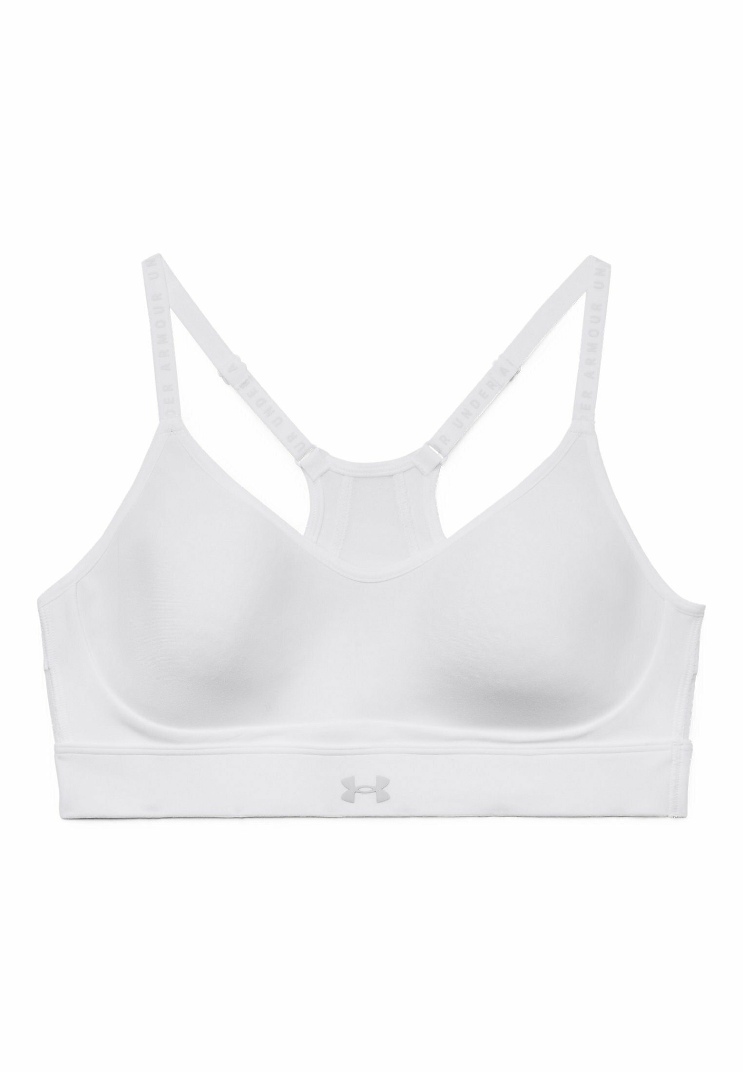 Under armour seamless sports bra white store
