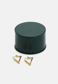 Jane Kønig DRIPPY TRIANGLE EARRING - Pendientes - gold-coloured/dorado ...