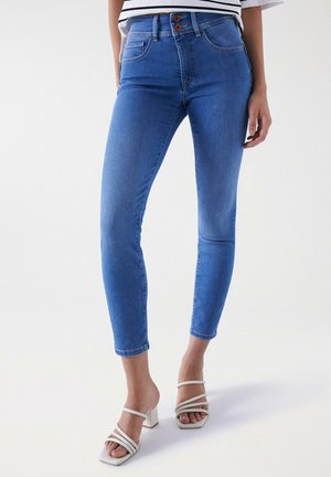 adL BRAIDE DETAILED - Slim fit jeans - beige - Zalando.nl