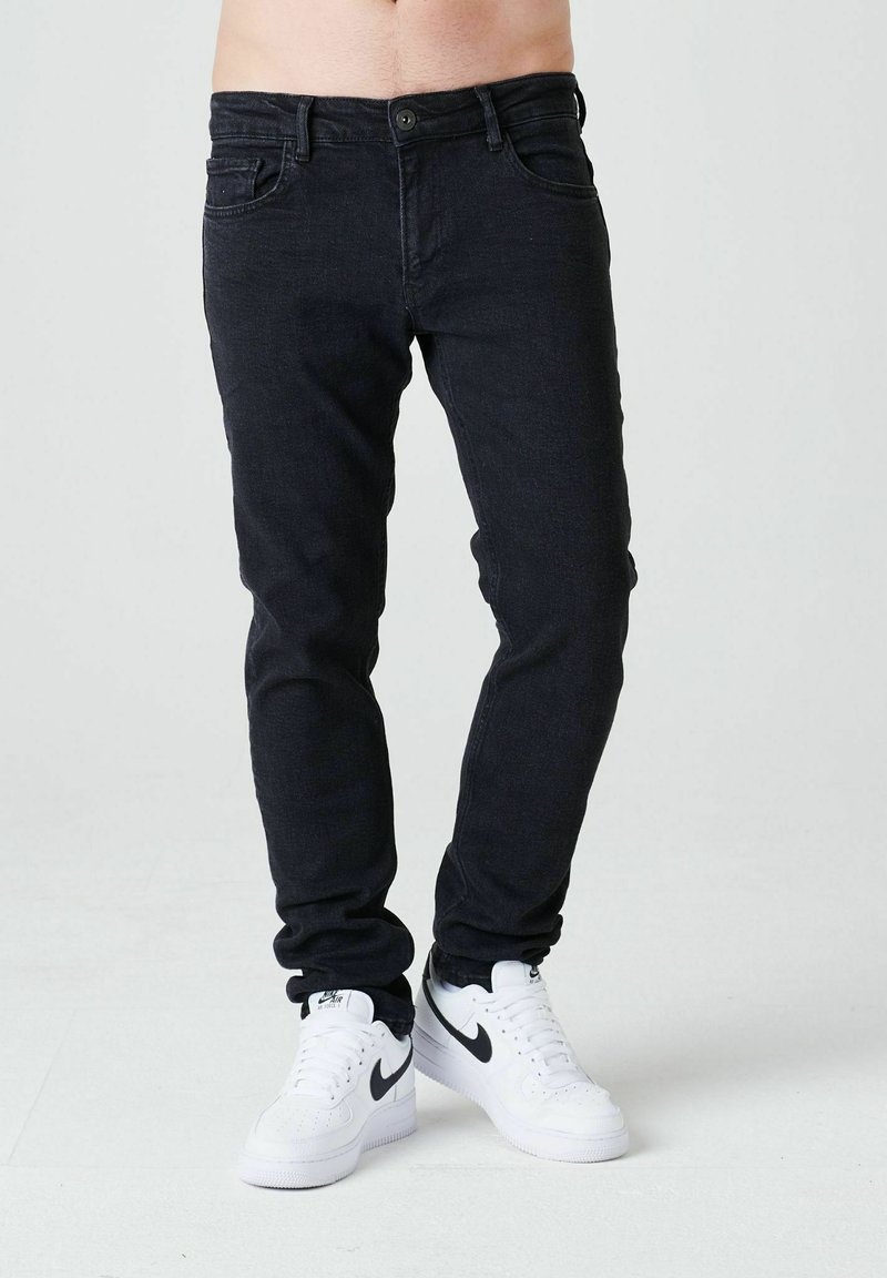 2Y Premium Jeans Slim Fit - black/schwarz - Zalando.de