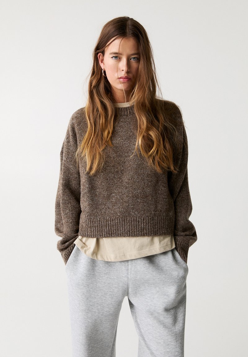 PULL&BEAR Strickpullover - brown/braun - Zalando.at