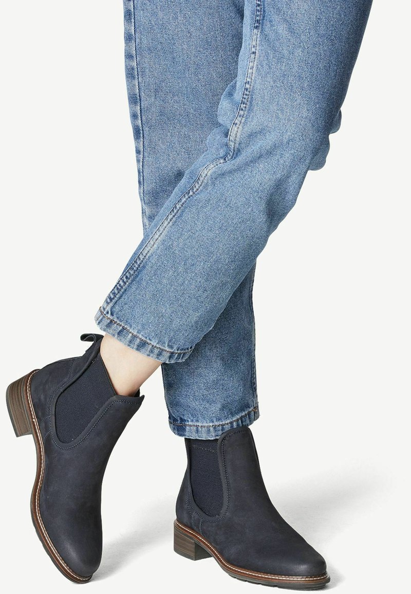 Tamaris CHELSEA - Botines bajos - navy/azul marino - Zalando.es