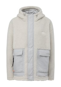QS EN PELUCHE - Fleecejacke - wollweiß/offwhite - Zalando.de