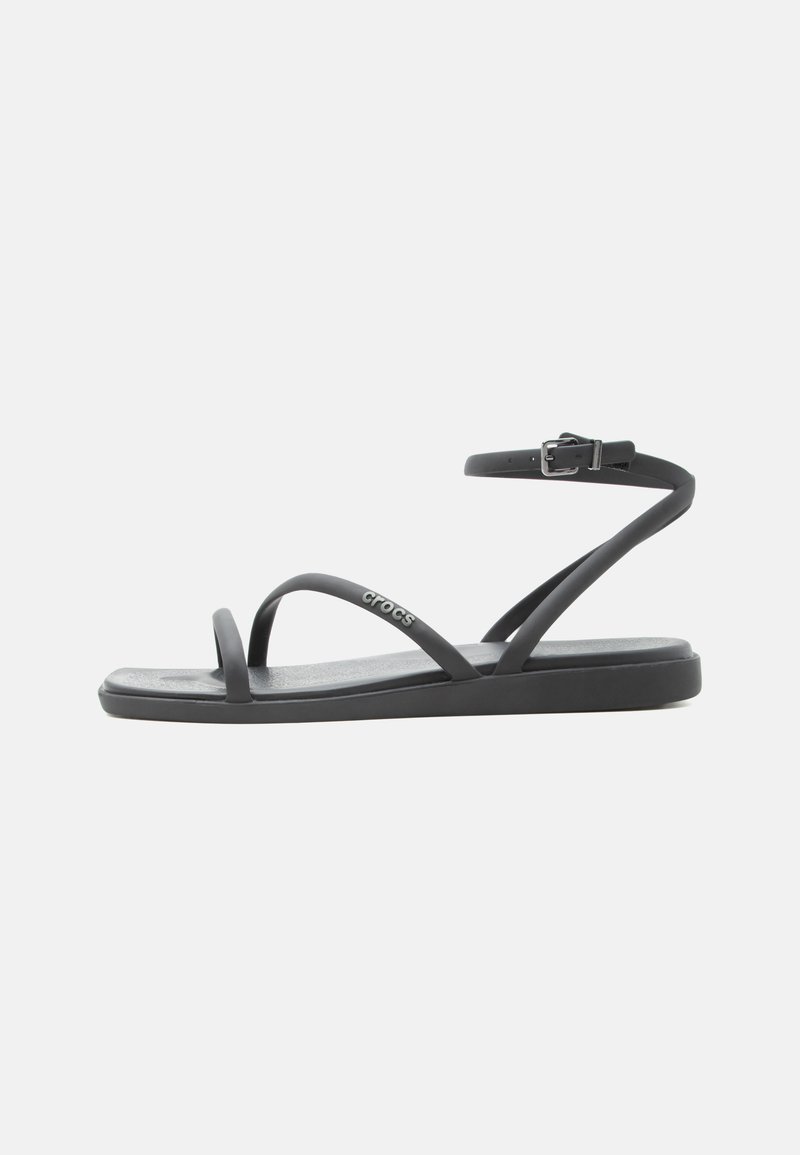 Crocs MIAMI ANKLE STRAP - Sandals - black - Zalando