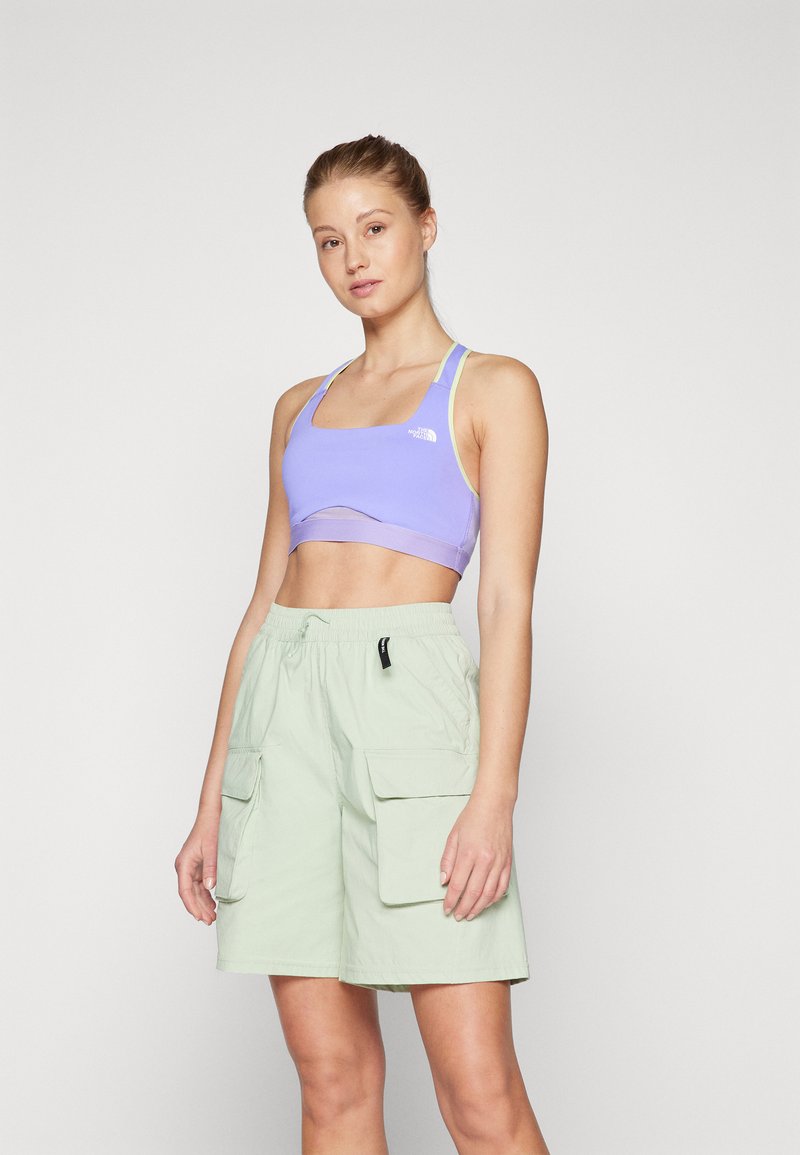 The North Face Medium support sports bra - optic violet/high purple ...