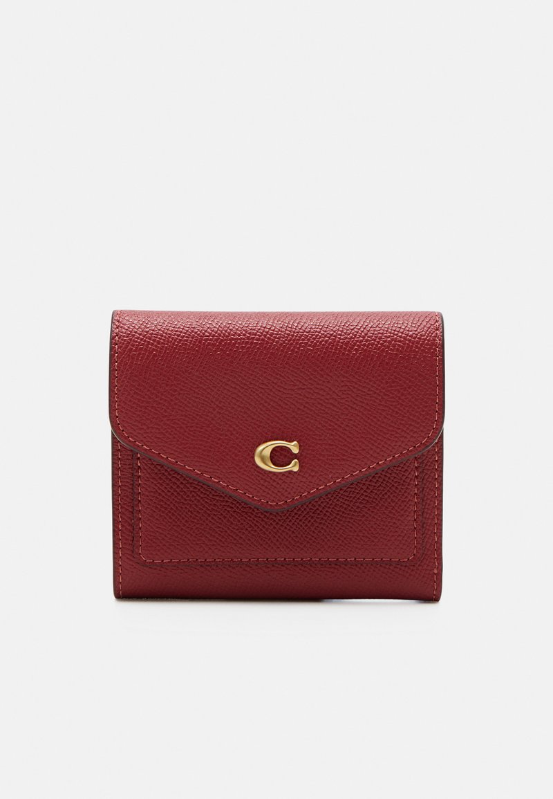 COACH CROSSGRAIN SMALL WALLET - Monedero - enamel red/burdeos - Zalando.es