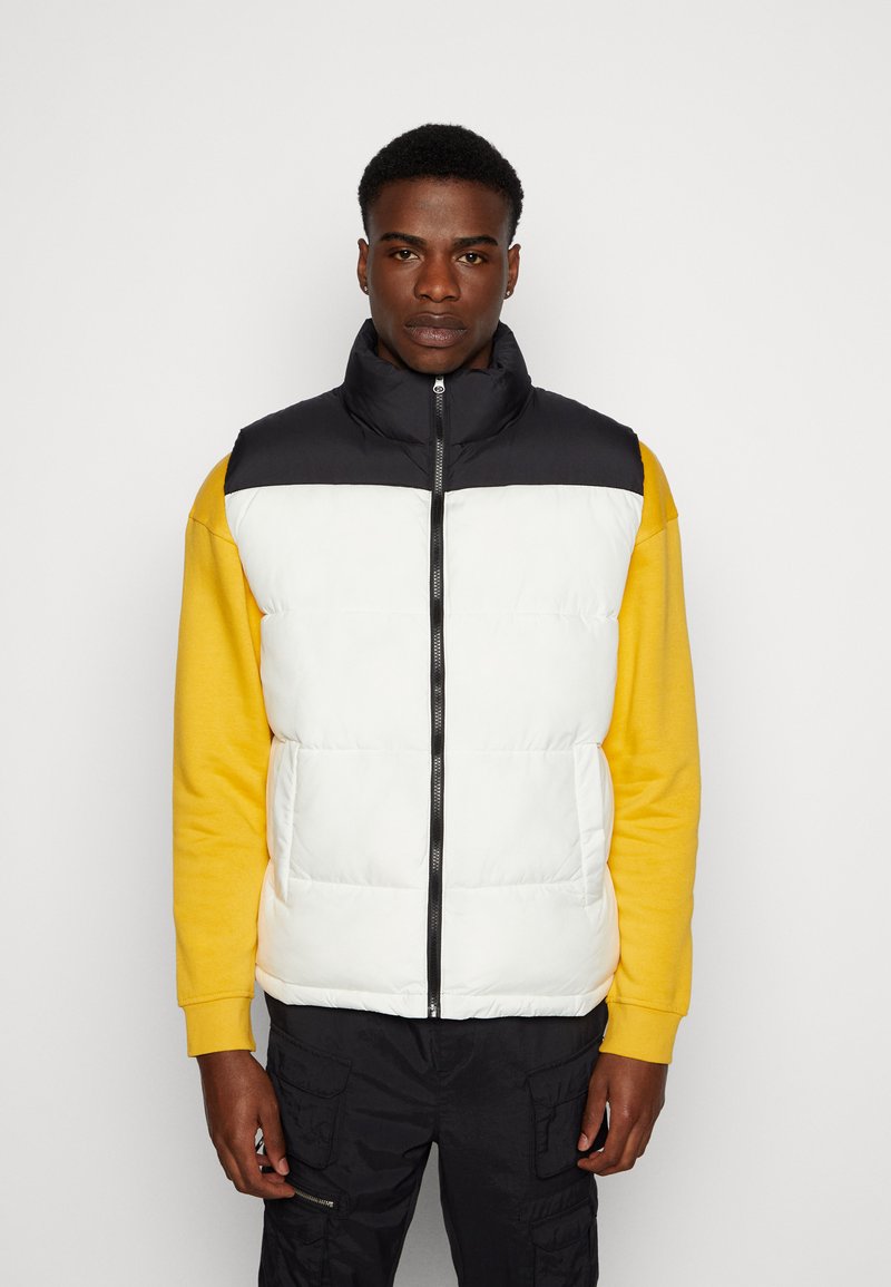 YOURTURN PUFFER VEST UNISEX - Chaleco - black/white/negro - Zalando.es
