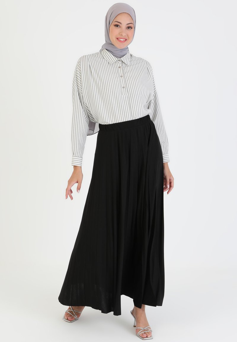 Modanisa Pleated skirt - black - Zalando.ie