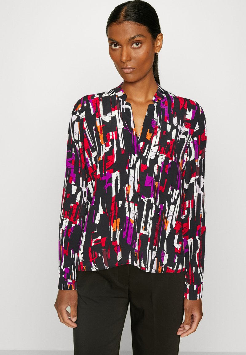 Esprit Collection SHINY FLUID - Blouse - black - Zalando