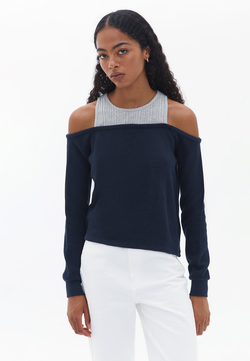 OXXO WITH SHOULDER DETAIL - Pullover - dark navy/bleu marine - ZALANDO.FR