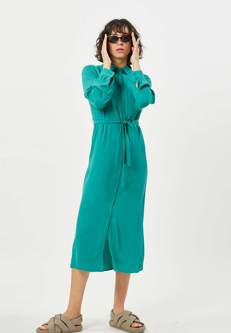 Minimum NIRRA - Shirt dress - bayou/green - Zalando.ie