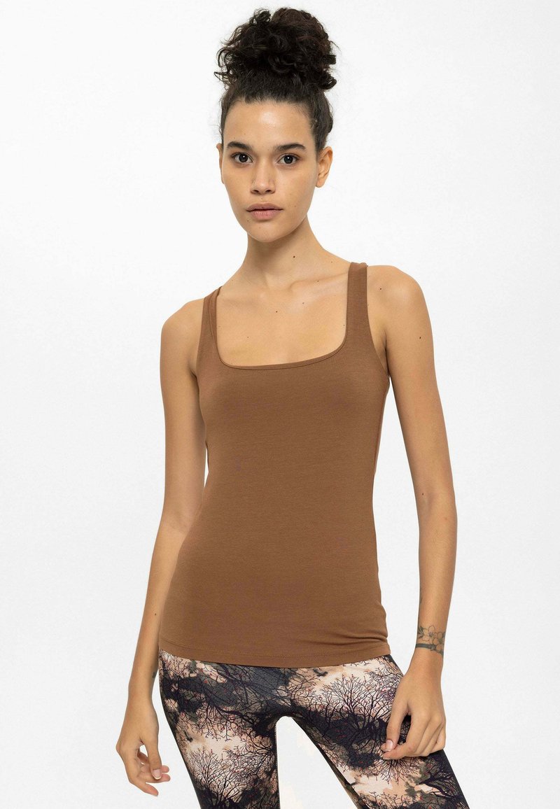 anou anou RACER BACK - Top - camel - Zalando.at