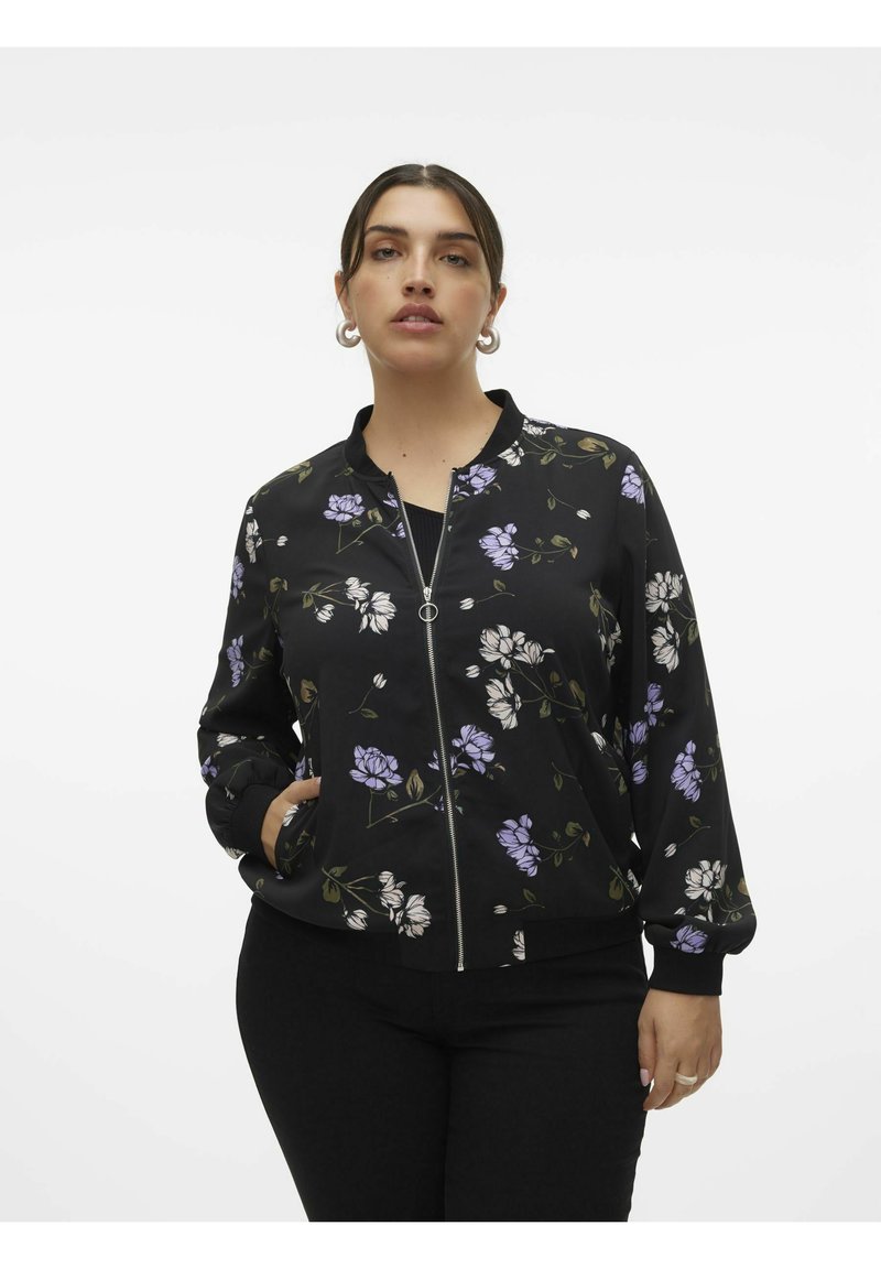Vero Moda Curve Bomber Jacket - black - Zalando.de