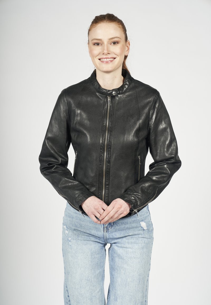 Freaky Nation MAILY-FN - Lederjacke - black/schwarz - Zalando.de
