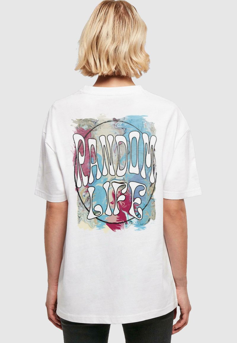 Merchcode FRAUEN RANDOM LIFE - Print T-shirt - white - Zalando.de