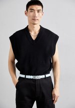 GCDS CLASSIC LOGO BELT UNISEX - Skärp - baby blue/ljusblå - Zalando.se