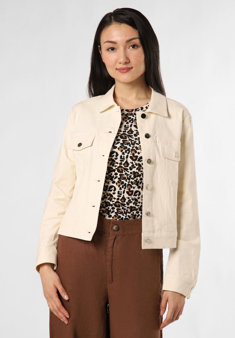 Franco Callegari FRANCO - Kurtka jeansowa/beżowy - Zalando.pl