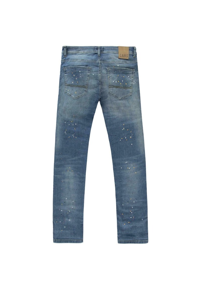 Cars Jeans CAVIN - Slim fit jeans - dark used spot/gemêleerd ...