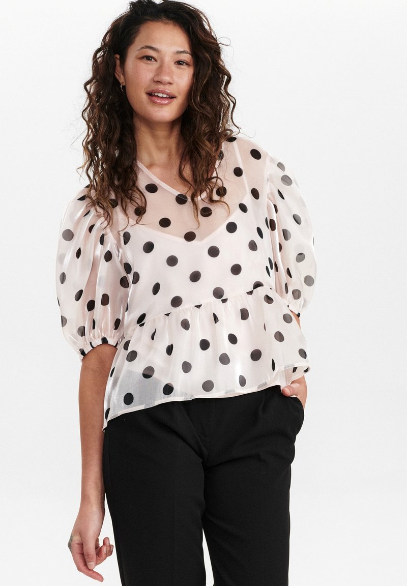 Nümph NUELIZAN PA - Blusa - pearl/blanco - Zalando.es