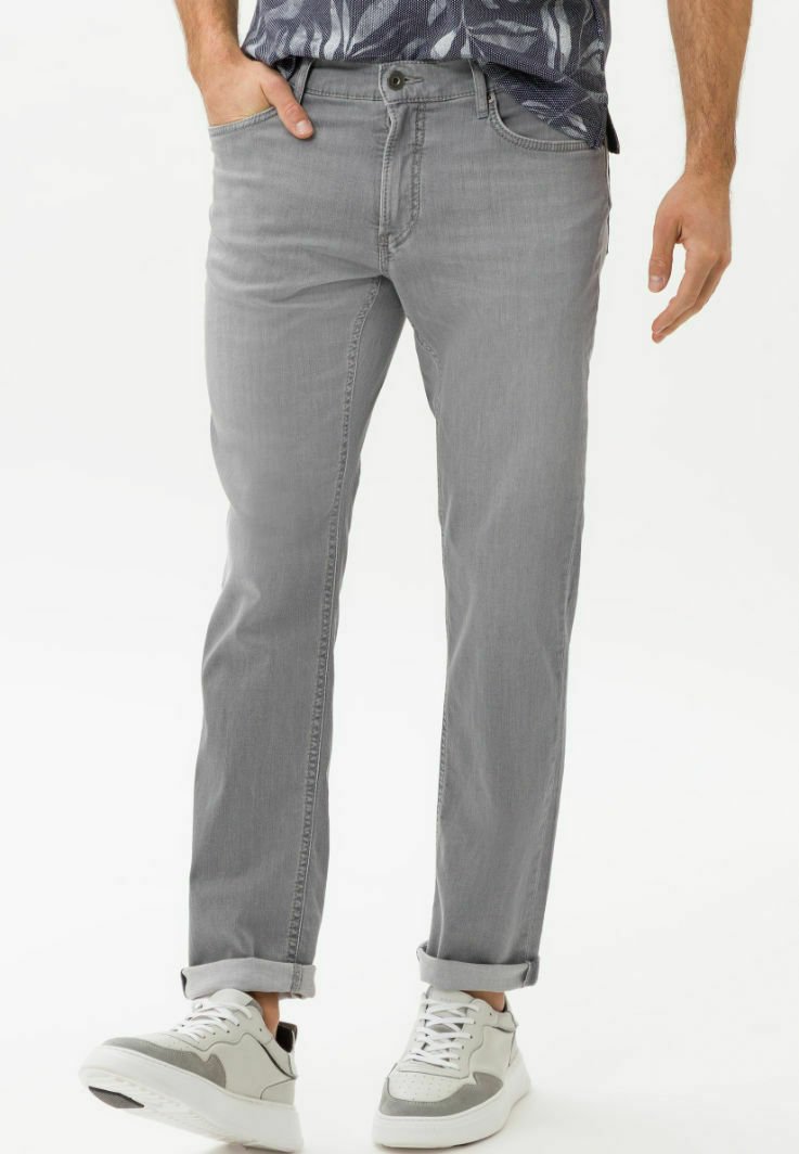 BRAX STYLE CHUCK - Straight leg jeans - light grey/lichtgrijs - Zalando.nl