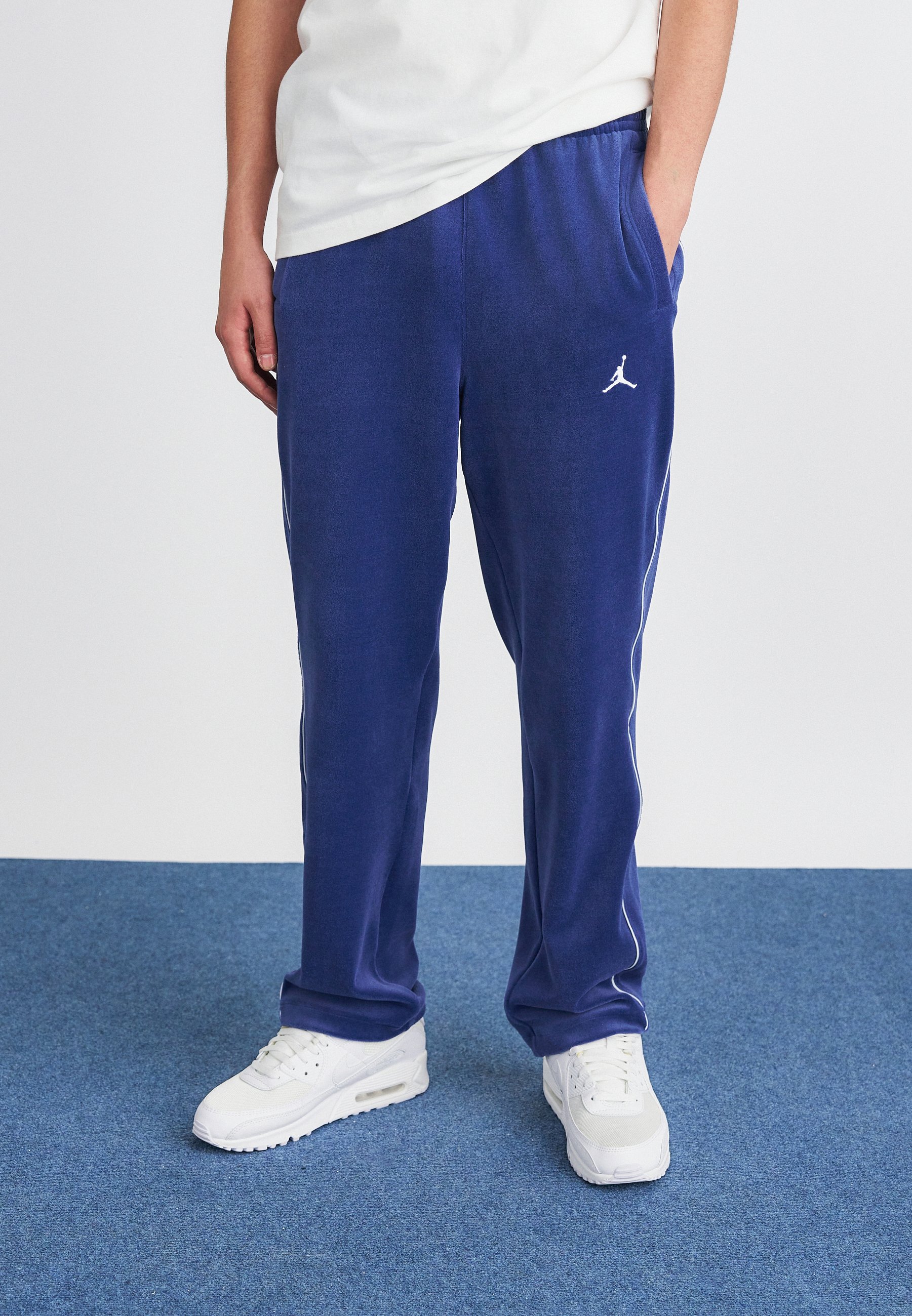Jordan PANT - Jogginghose - blue void/pure platinum coloured/blau ...