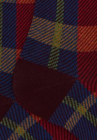 Gallo LUNGHE FANTASIA TARTAN - Knee high socks - purple - Zalando