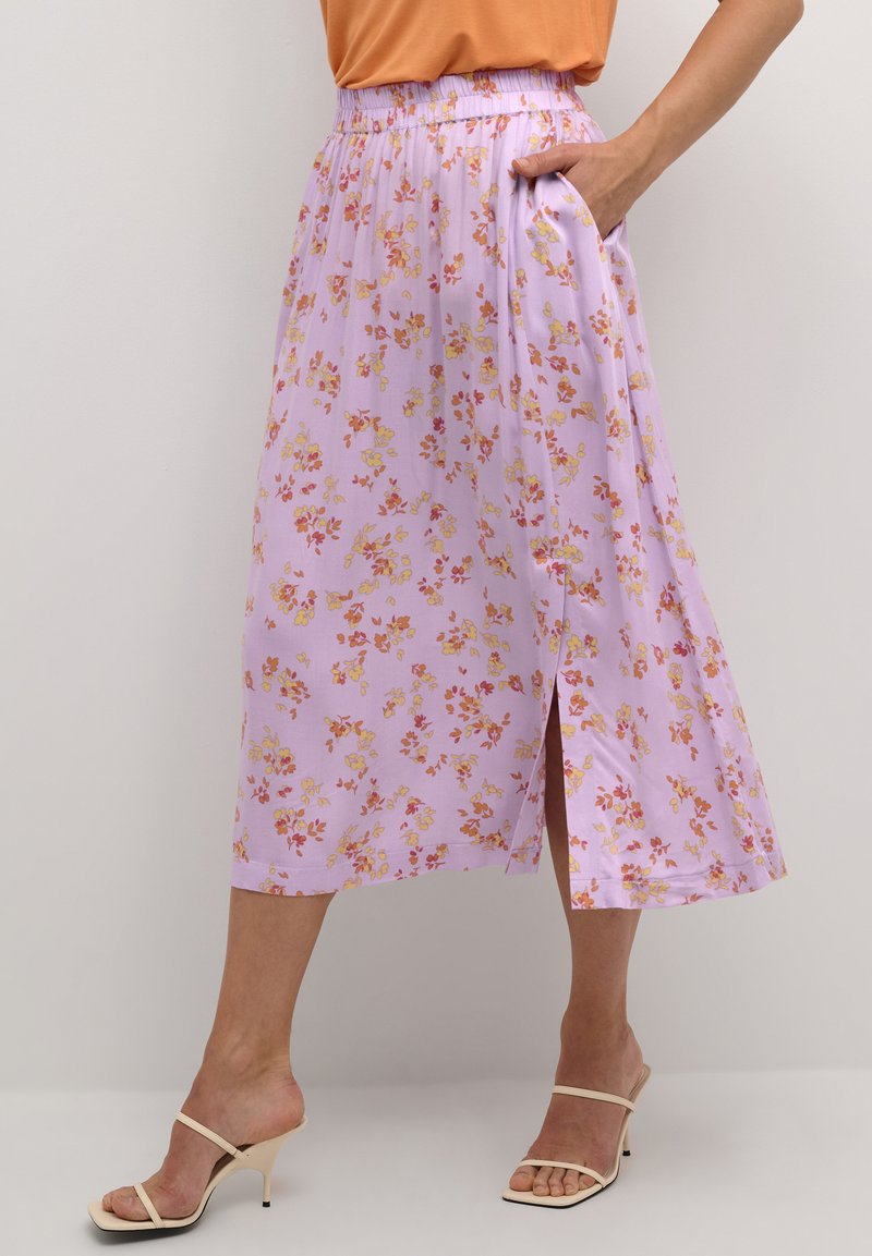 Culture A-snit nederdel - lavender flower/lilla - Zalando.dk