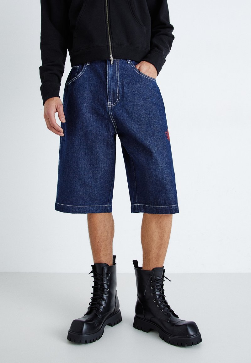 Jaded London JUMBO - Denimshorts - mid wash/bluedenim - Zalando.dk