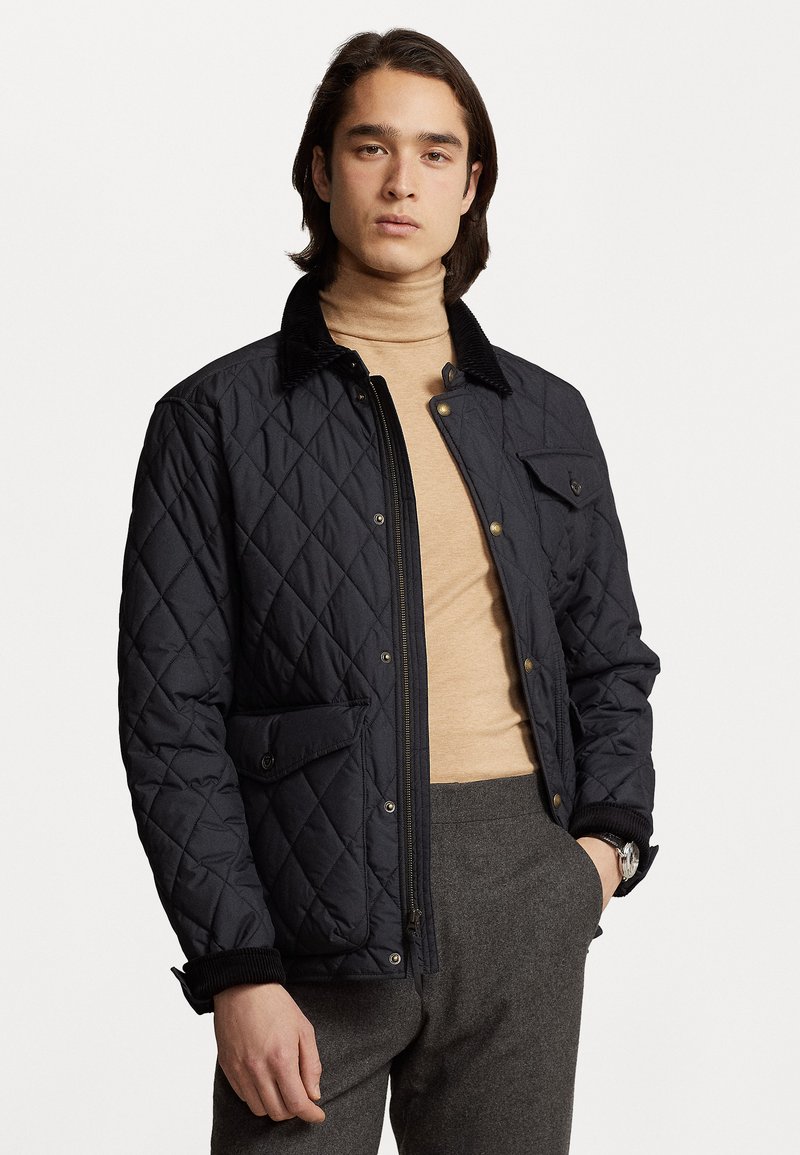 Polo Ralph Lauren THE BEATON QUILTED JACKET - Light jacket - black ...