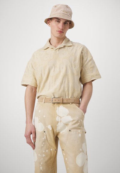 MSGM - Spodnie materiałowe/beżowy - Zalando.pl