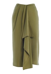 Manila Grace WITH DRAPE - Jupe longue - forest/vert foncé - ZALANDO.FR