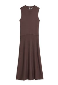 Rodier FLARED - Jumper dress - marron ecorce/mottled brown - Zalando