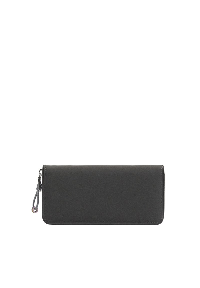 PARFOIS COIN WITH ZIP FASTENING - Lommebok - black/svart - Zalando.no
