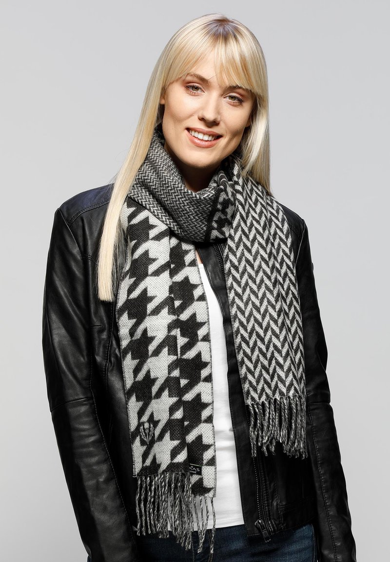 FRAAS ANIMAL CASHMINK - MADE IN GERMANY - Scarf - black - Zalando.ie
